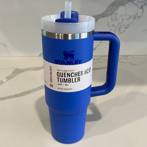 Stanley | Dining | Stanley 3 Oz Iris Bright Blue Quencher H20 Flowstate Tumbler Nwt | Poshmark
